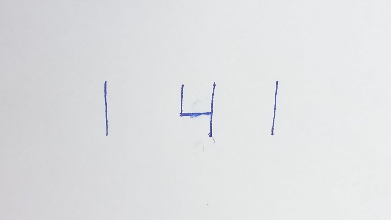 如何用数字141画屋子 - How to draw a house With the number 141 - YouTube