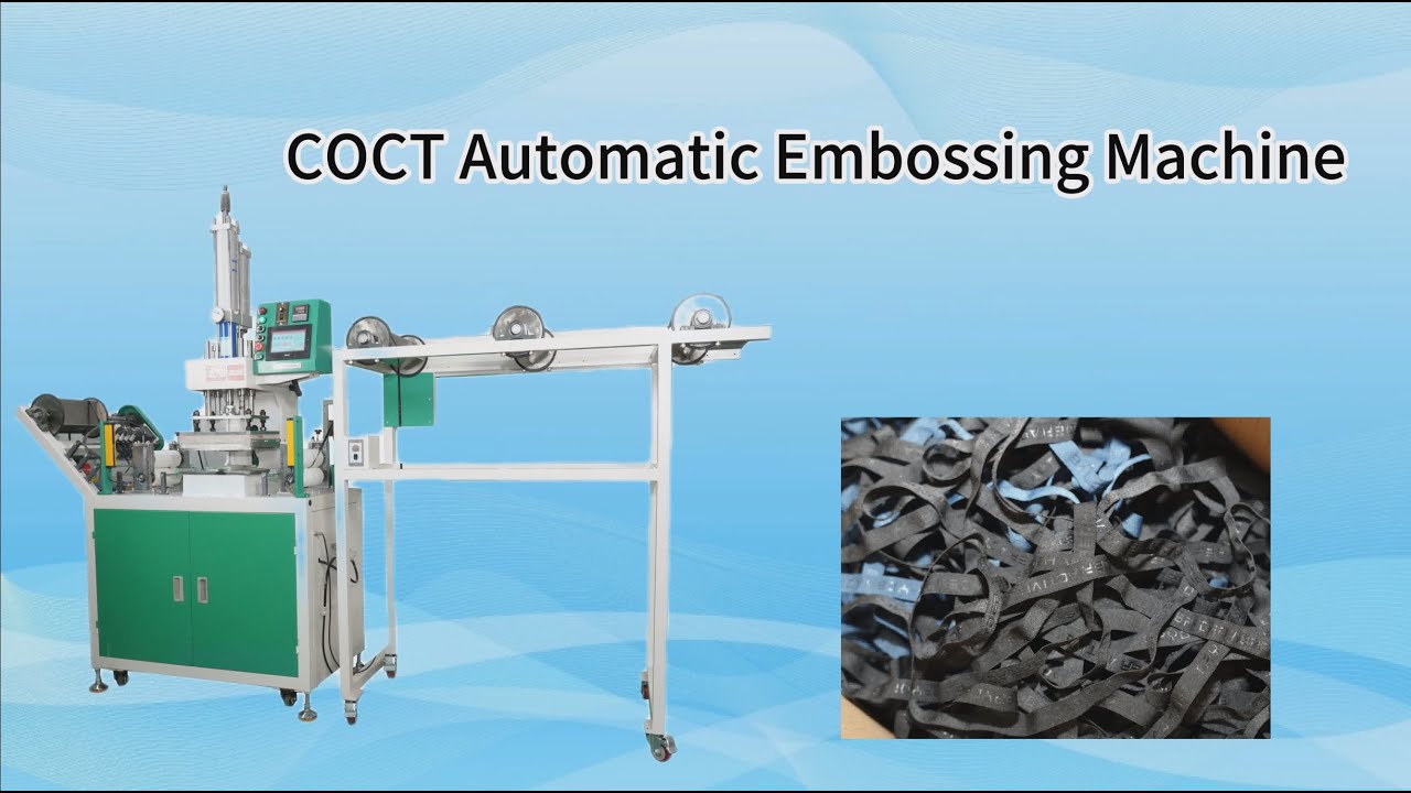 CREDIT OCEAN Automatic Embossing Machine| PLC + Touch Screen | Servo ...