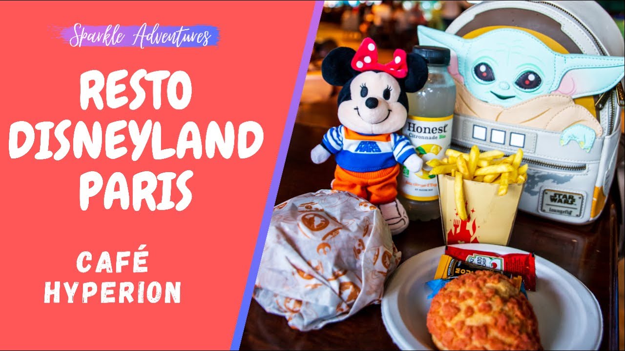 CAFÉ HYPERION - DISNEYLAND PARIS FOOD TOUR 🍔 - YouTube