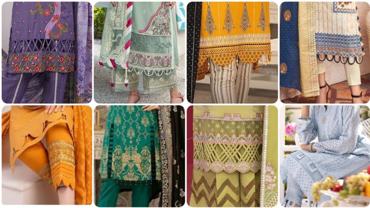 how to design your daman | daman design | daman ke design | daman ki ...