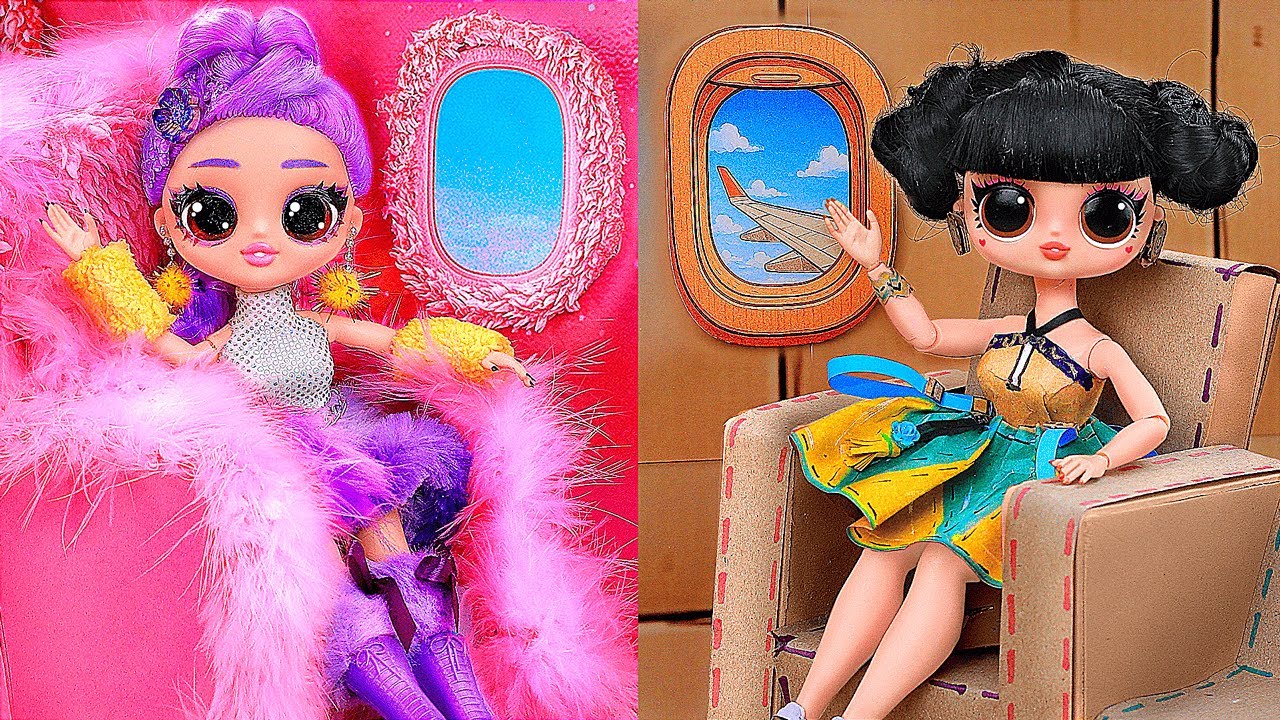 DIY Cardboard & Fluffy Makeover: K-Pop Demon Hunters in Airplane! 10 ...