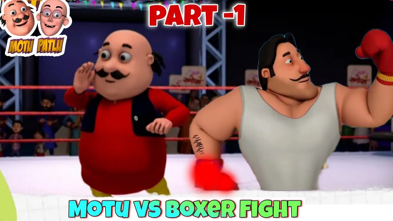 Motu Patlu Fight game 💪 Part-43| Motu vs Boxer | Motu Patlu game🎯 ...