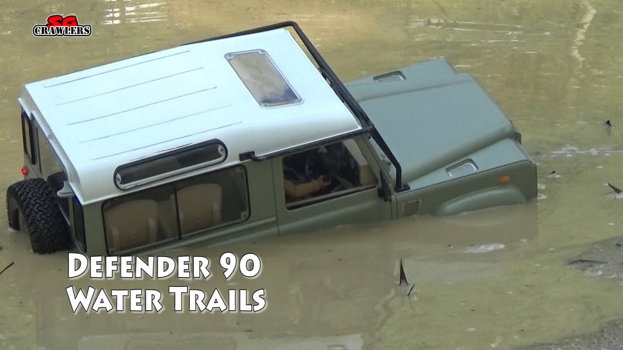 Water trails! Scale Trucks Offroad Adventures Land Rover Defender river ...