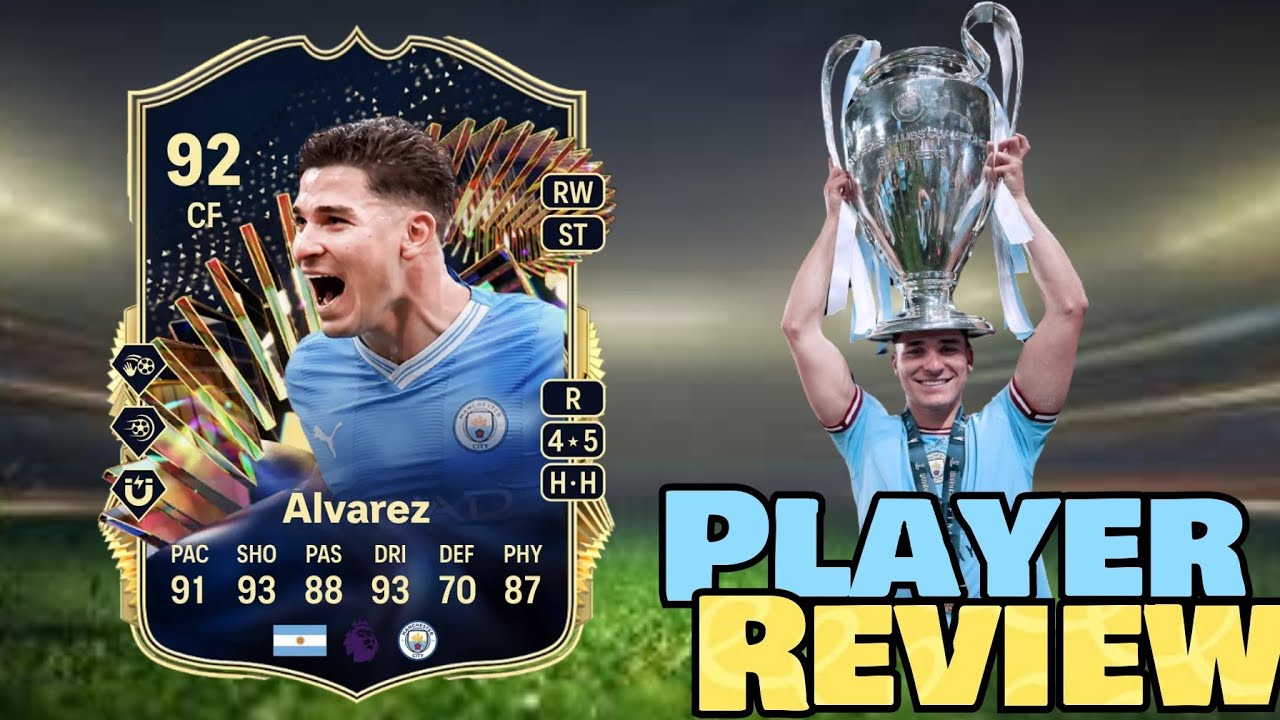 EA FC 24 JULIEN ALVAREZ 92 PLAYER REVIEW - YouTube