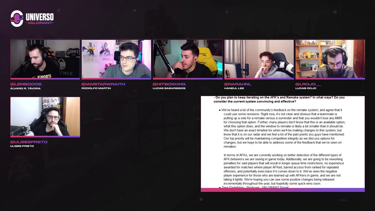 ¡DAVIDP BENCHED! MEJORES AGENTES de VALORANT y RIOT RESPONDE | UNIVERSO ...