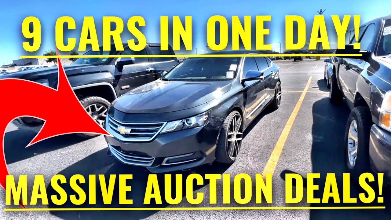 THE DAY WE BOUGHT 9 CARS IN ONE DAY! AND THEY ARE ALL SOLD NOW! USED ...