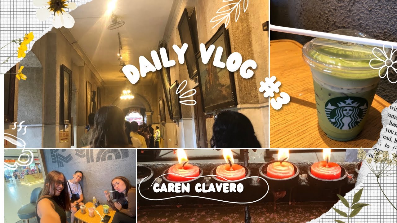Vlog #3: Starbucks with friends | St. Niño church 🥤⛪️ - YouTube