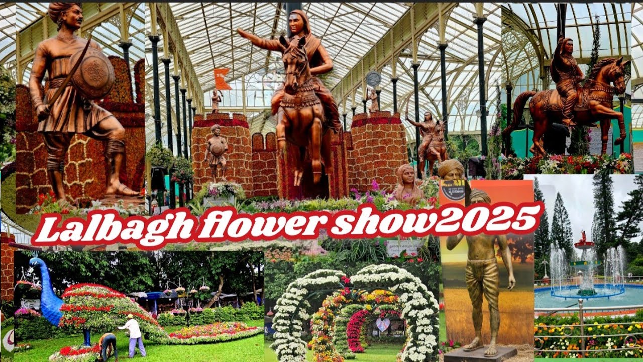 Lalbagh flower show 2025 Bangalore August 15 flower show - YouTube