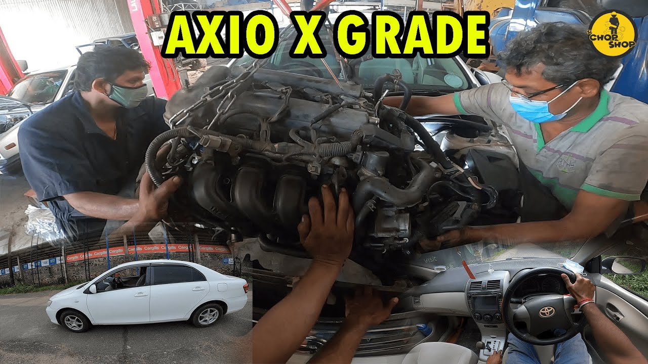 TOYOTA AXIO X GRADE Test Drive after engine overhaul | SL Chop Shop ...
