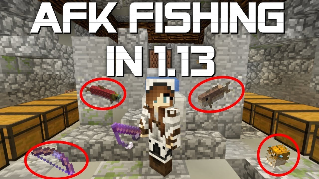Minecraft: AFK Fish Farm in 1.13.2! - YouTube