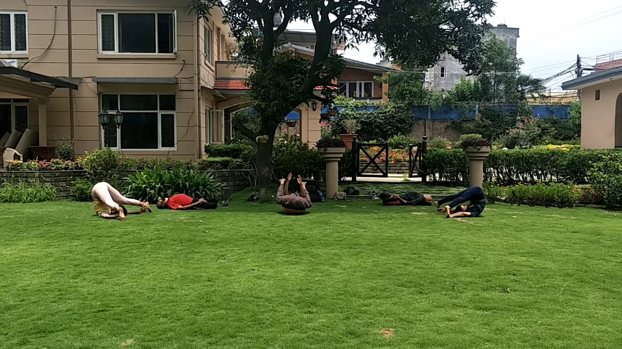 Group asana performance - YouTube