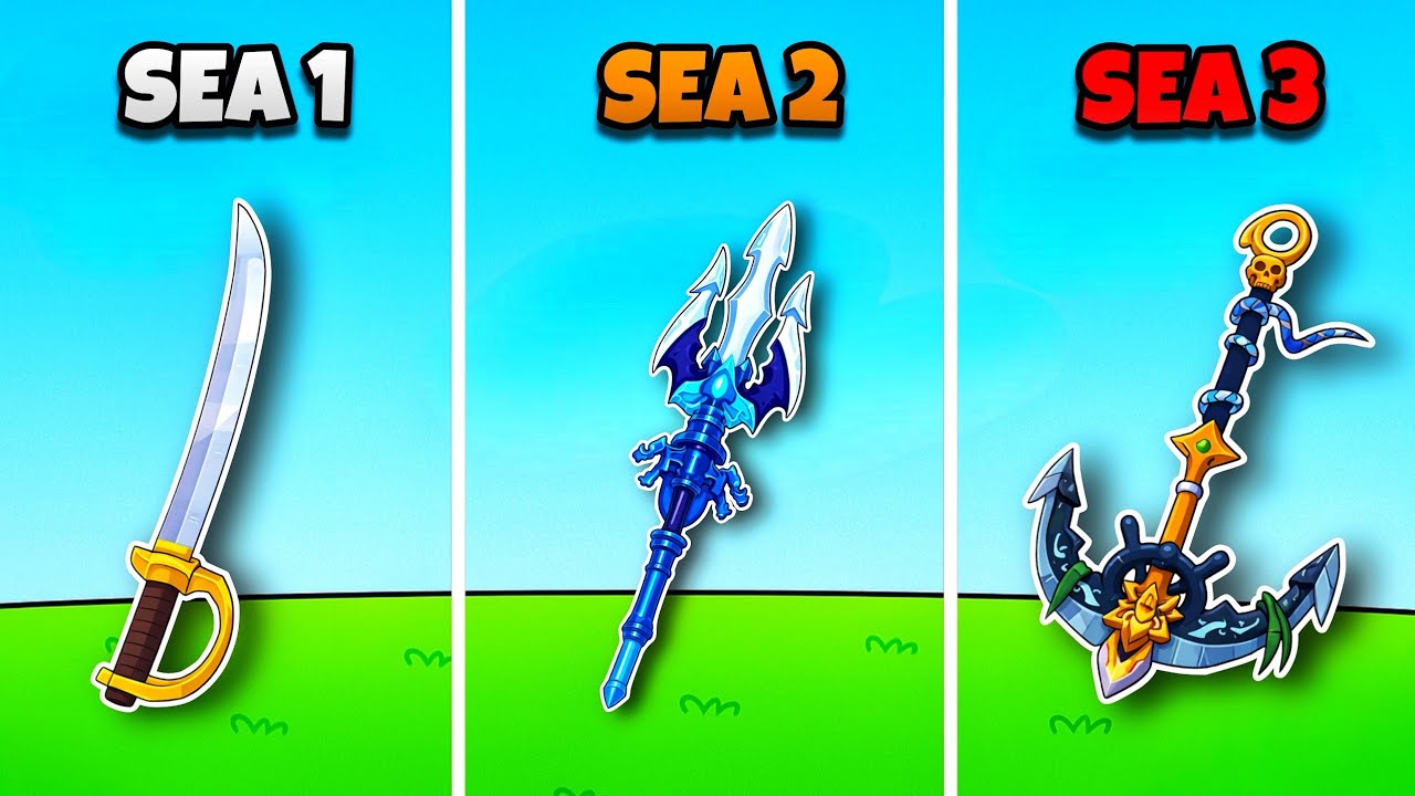 ALL Swords Locations Of Every Sea and How You Can Obtain Them (Blox ...