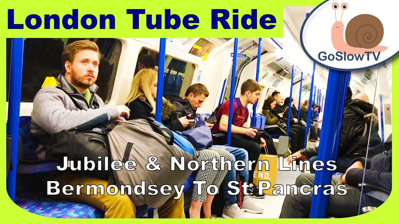 London Underground Tube Ride | Bermondsey To St Pancras | Jubilee ...