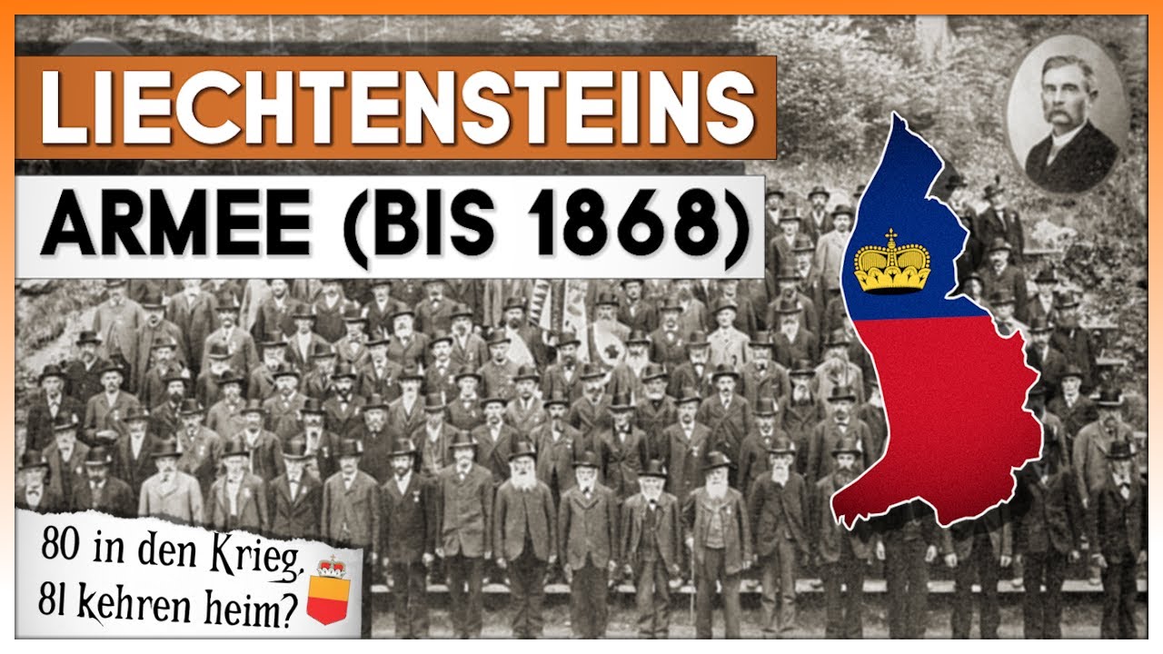 Die Armee Liechtensteins [bis 1868] | «80 ziehen in den Krieg, 81 ...