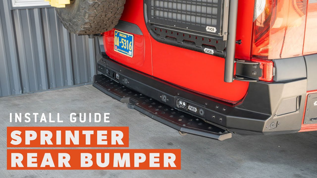 Sprinter Rear Bumper Installation Guide - Flatline Van Co. - YouTube