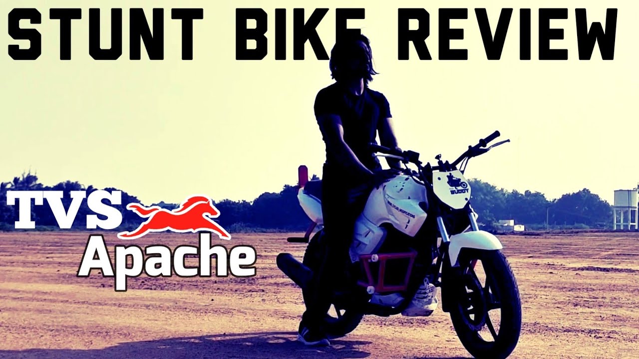 TVS Apache RTR Modification / STUNT Bike Review - YouTube