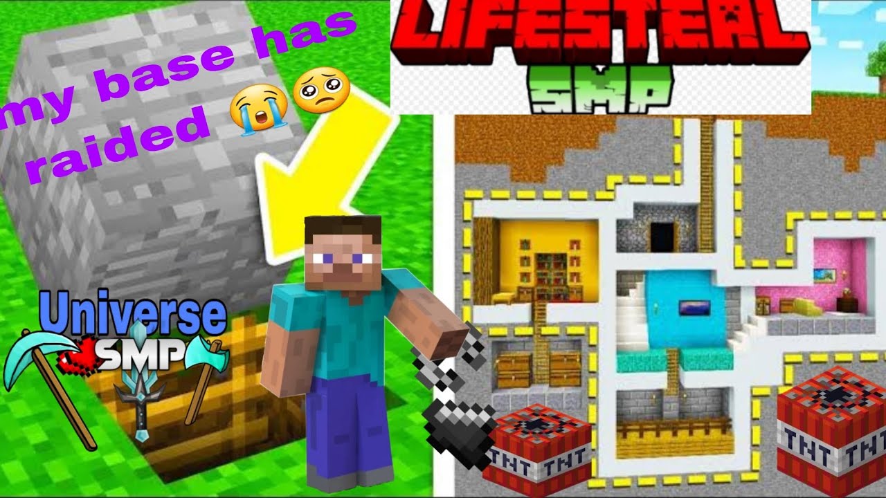 How my base got raid In this lifesteal smp and taken revenge my base ...