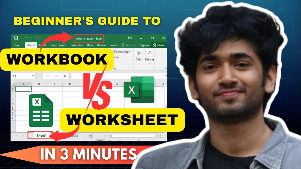 Beginner’s guide to Excel Workbooks and Worksheets in 3 minutes #excel ...
