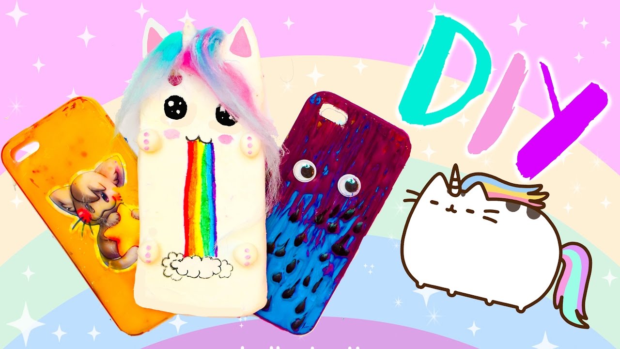 DIY iPhone cases you NEED to try! DIY phone cases tutorial HOT GLUE ...