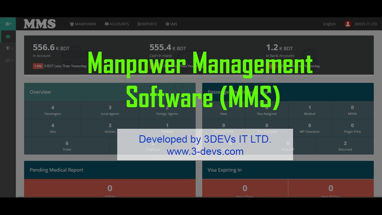 Manpower Management Software - YouTube