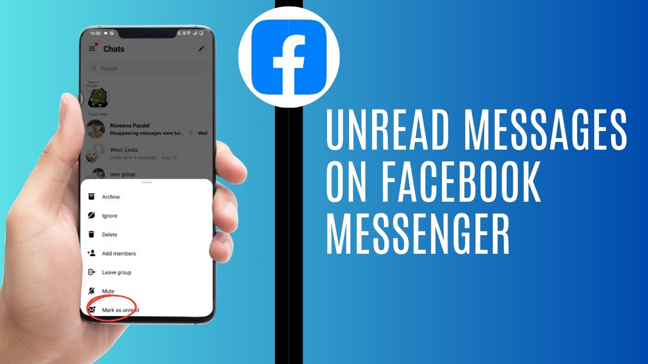 How To Unread Messages On Facebook Messenger (Full Guide) - YouTube