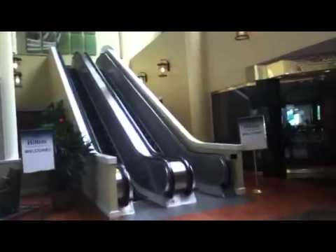 Fast Dover traction elevators at Hilton hotel - YouTube