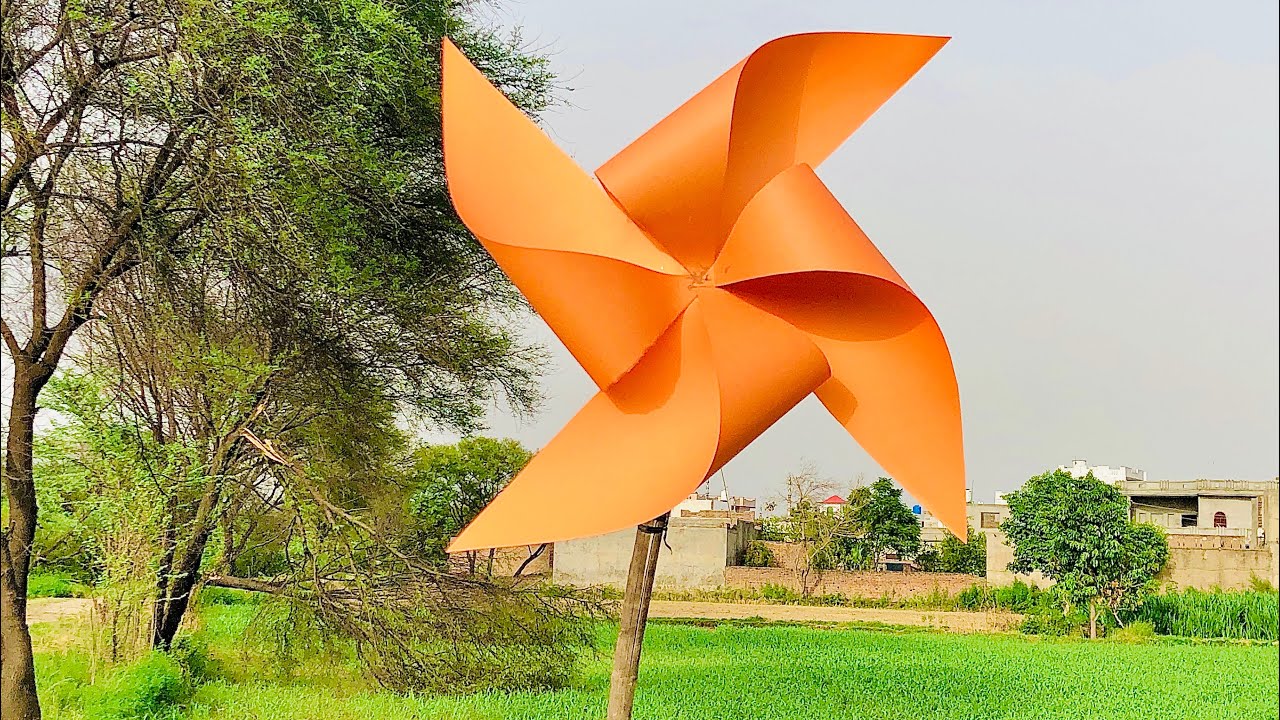 I made big wind power fan using paper 🔥|| wind energy - YouTube