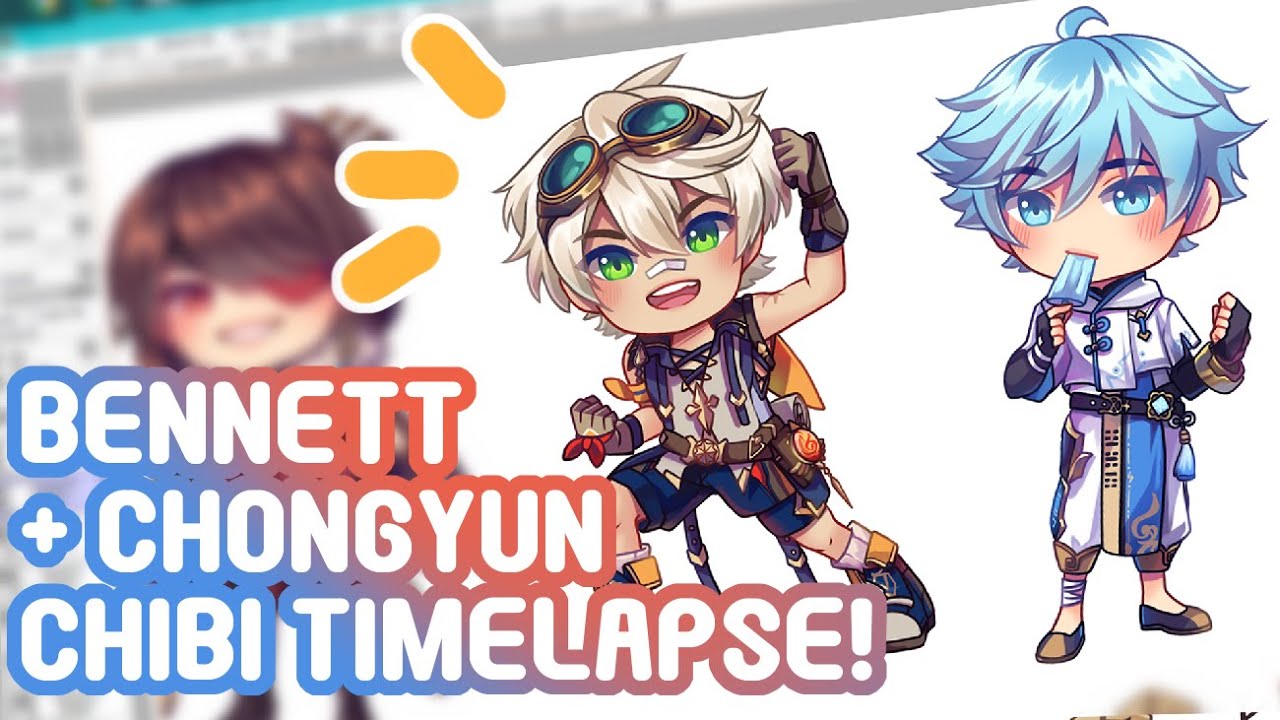 Bennett & Chongyun Chibi Timelapse! - YouTube
