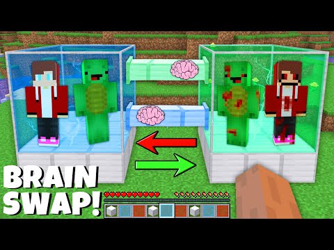 BRAIN SWAP OF MAIZEN JJ.EXE and MIKEY.EXE BECAME MIKEY and MAIZEN JJ IN MINECRAFT - YouTube