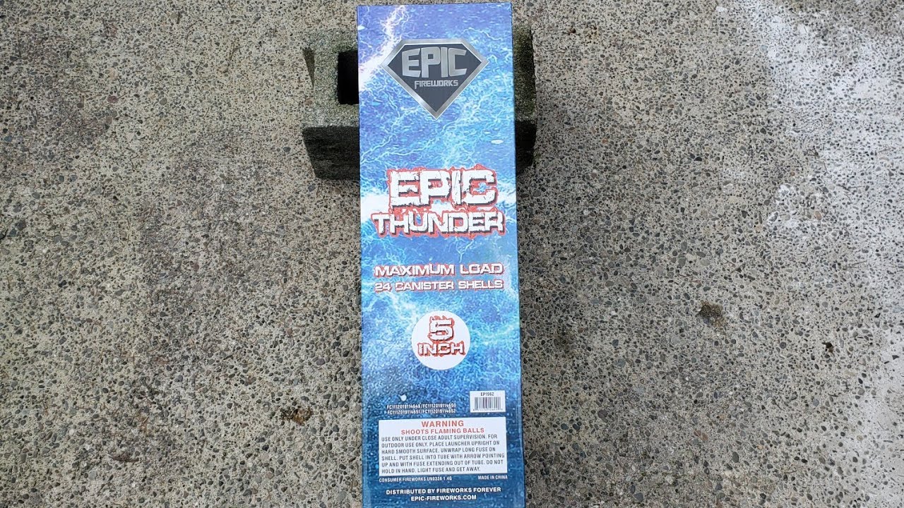 Epic Thunder Canister Shell's by Epic Fireworks - YouTube