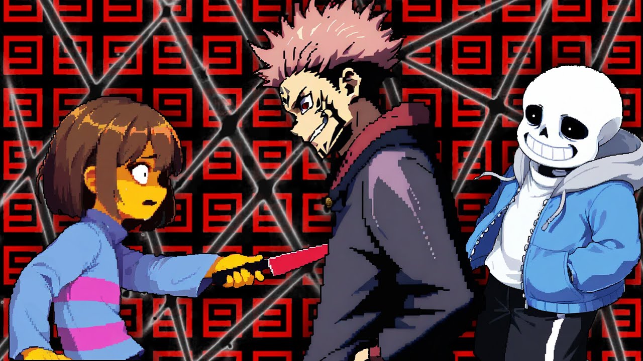 Undertale, mas Sukuna salvou Sans do ataque final - YouTube