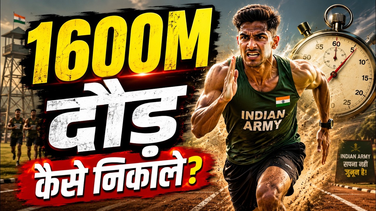 1600 Meter Indian Army Running Tips in Hindi | Indian Army Running ...