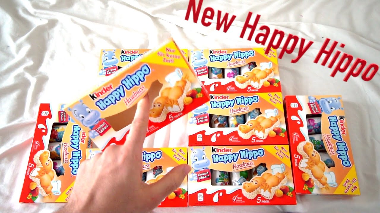 The New Kinder Happy Hippo Is Unbelievable.. - YouTube