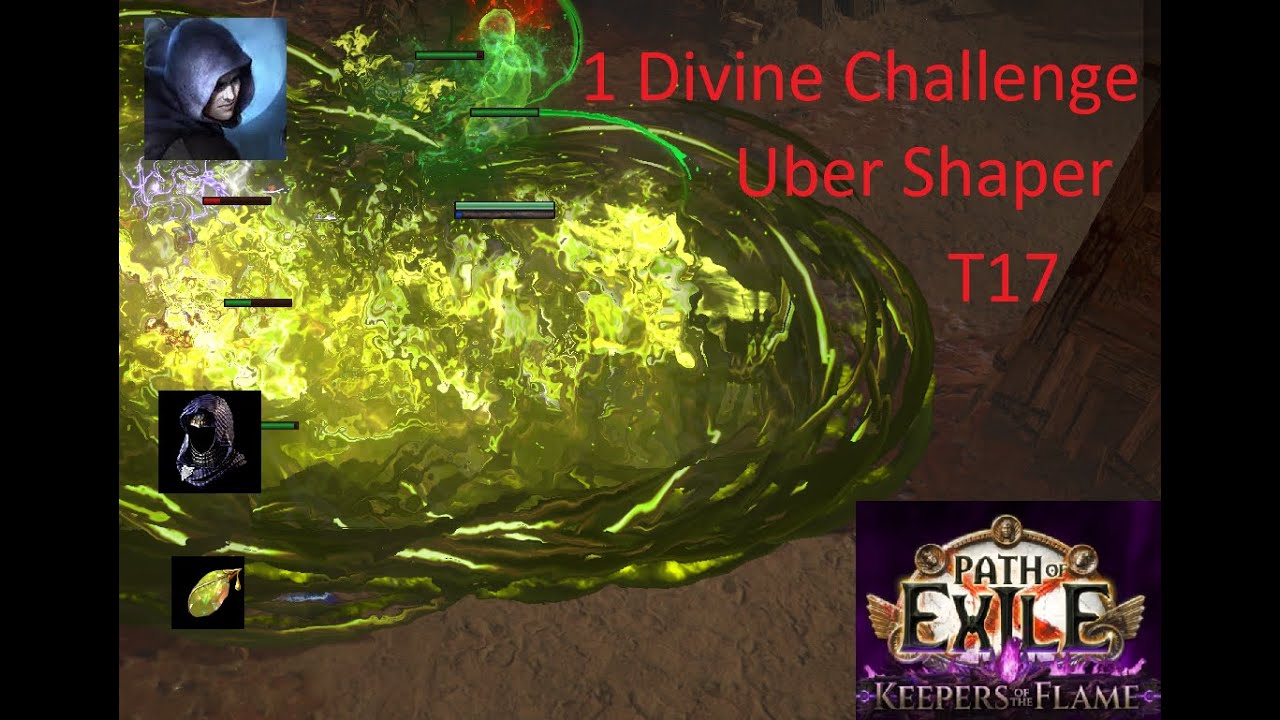 1 Divine Challenge Trickster Caustic Arrow Totems - T17/Uber Shaper ...