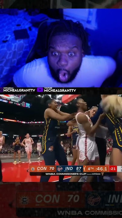 Lakers Fan Reacts To 3 EJECTED after fight as Sophie Cunningham stands up for Caitlin Clark # ...