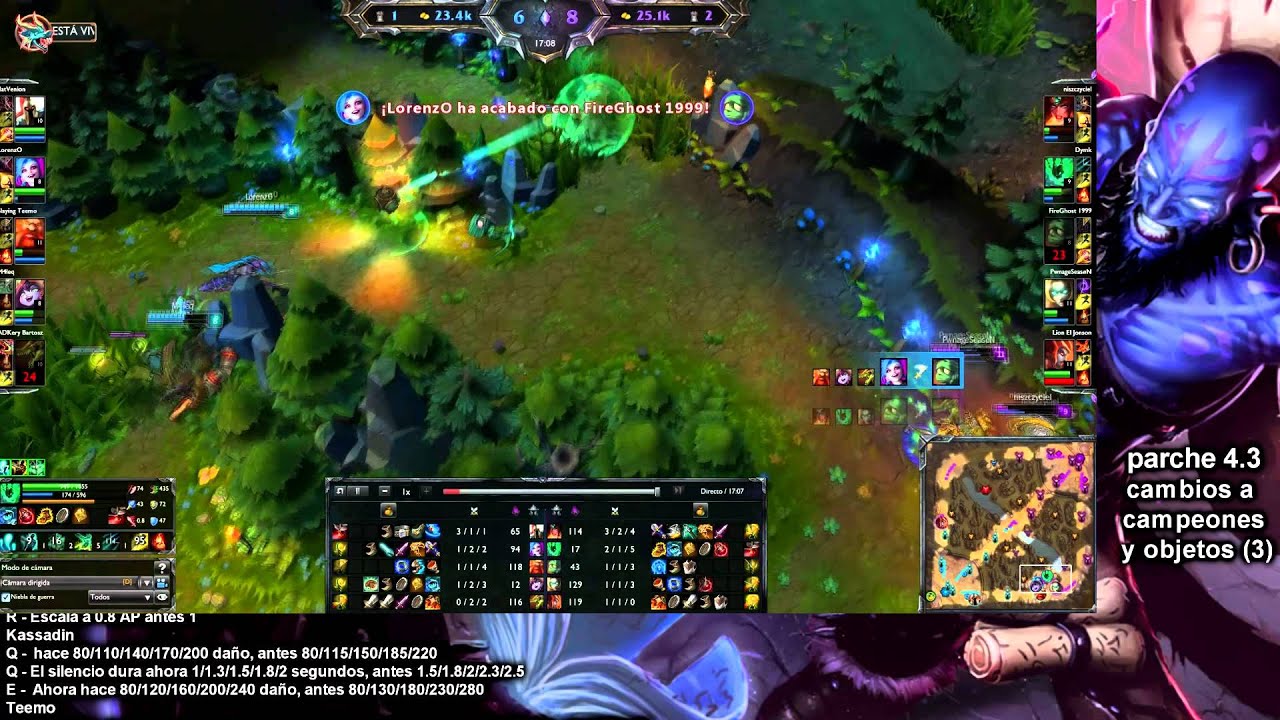 Ryze vuelve? nerf gragas buff, corki etc, parche 4.3, league of legends ...