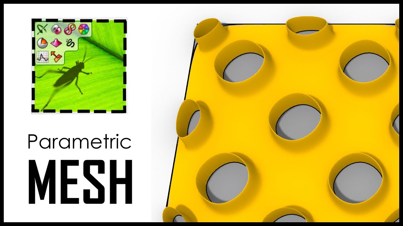 Rhino Grasshopper mesh+ (Parametric Mesh) - YouTube