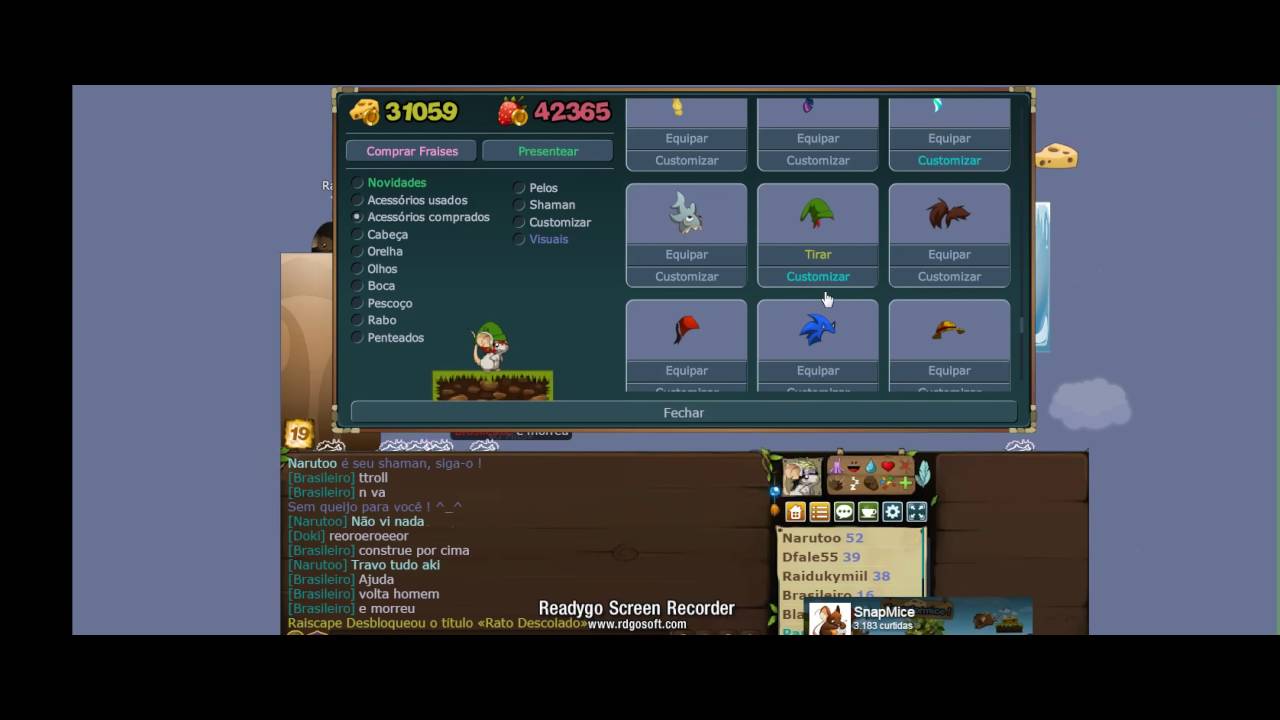 6 visuais de personagens de animes & desenhos animados (transformice ...