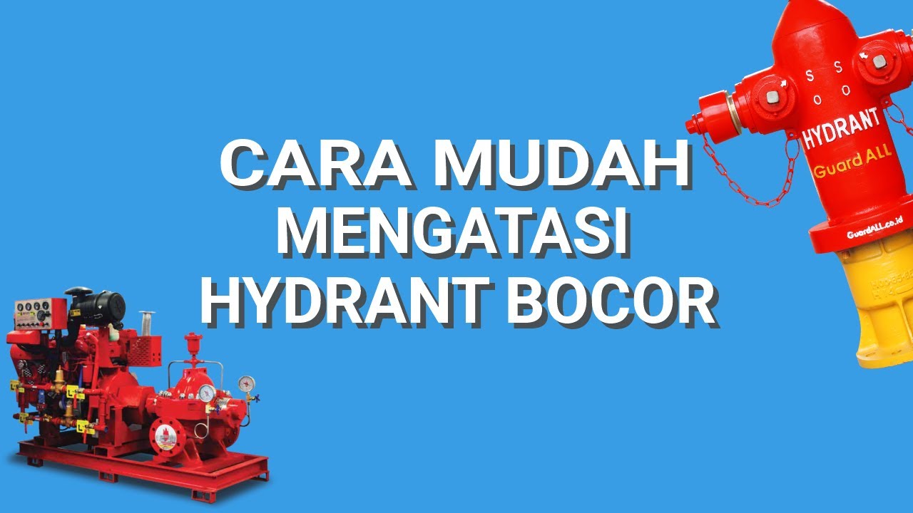 Cara Mengatasi Ground Tank Hydrant Bocor - Mudah Pakai Welmo - YouTube