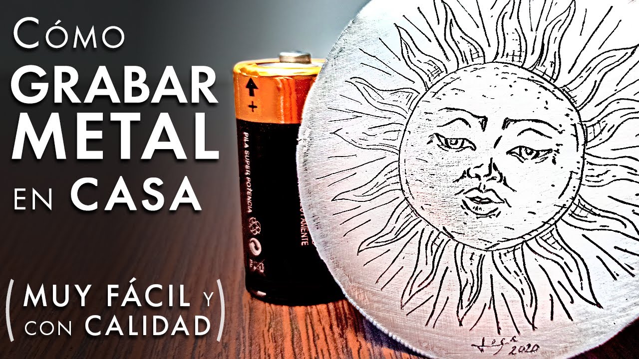 Cómo GRABAR METAL en CASA (Bien explicado) Fácil, seguro, y con calidad ...