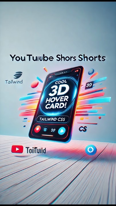 Mind-Blowing 3D Hover Effect Card using Tailwind CSS! 🤩 #shorts - YouTube