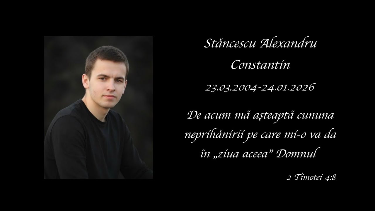 A doua seară de priveghi Stancescu Alexandru - 27.01.2026 - YouTube