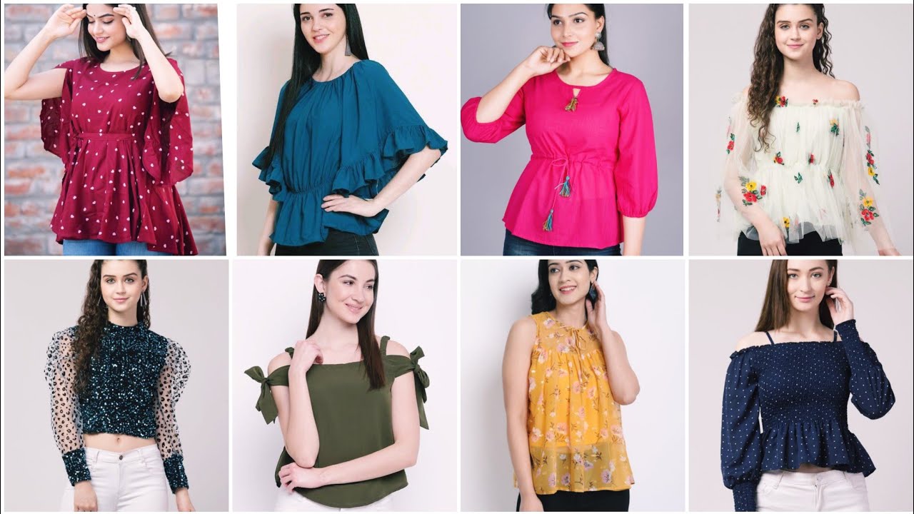 Girls top design 2021 | Fancy top design for girls | Western ladies top ...