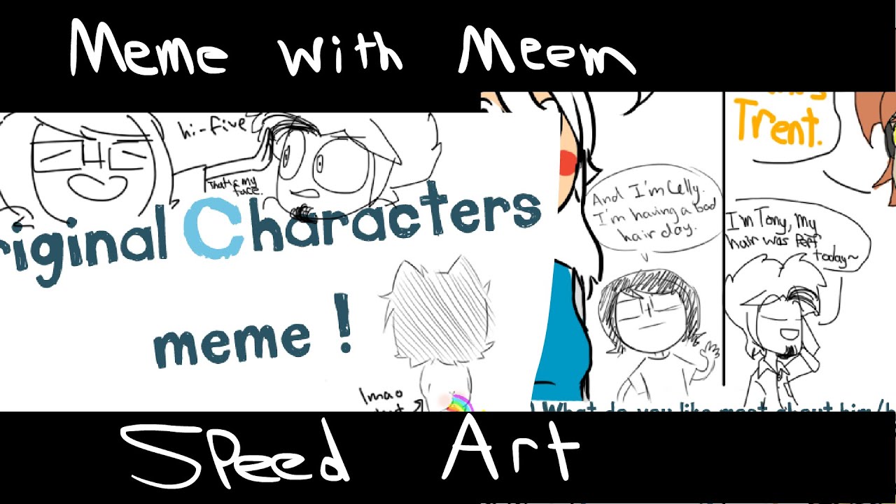 Speed Art- Meme with Meem - YouTube