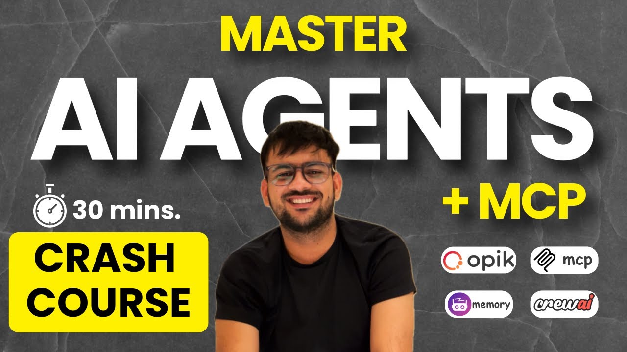 Master AI Agents in 30 Minutes: MCP, Tool Use & Custom Memory - YouTube