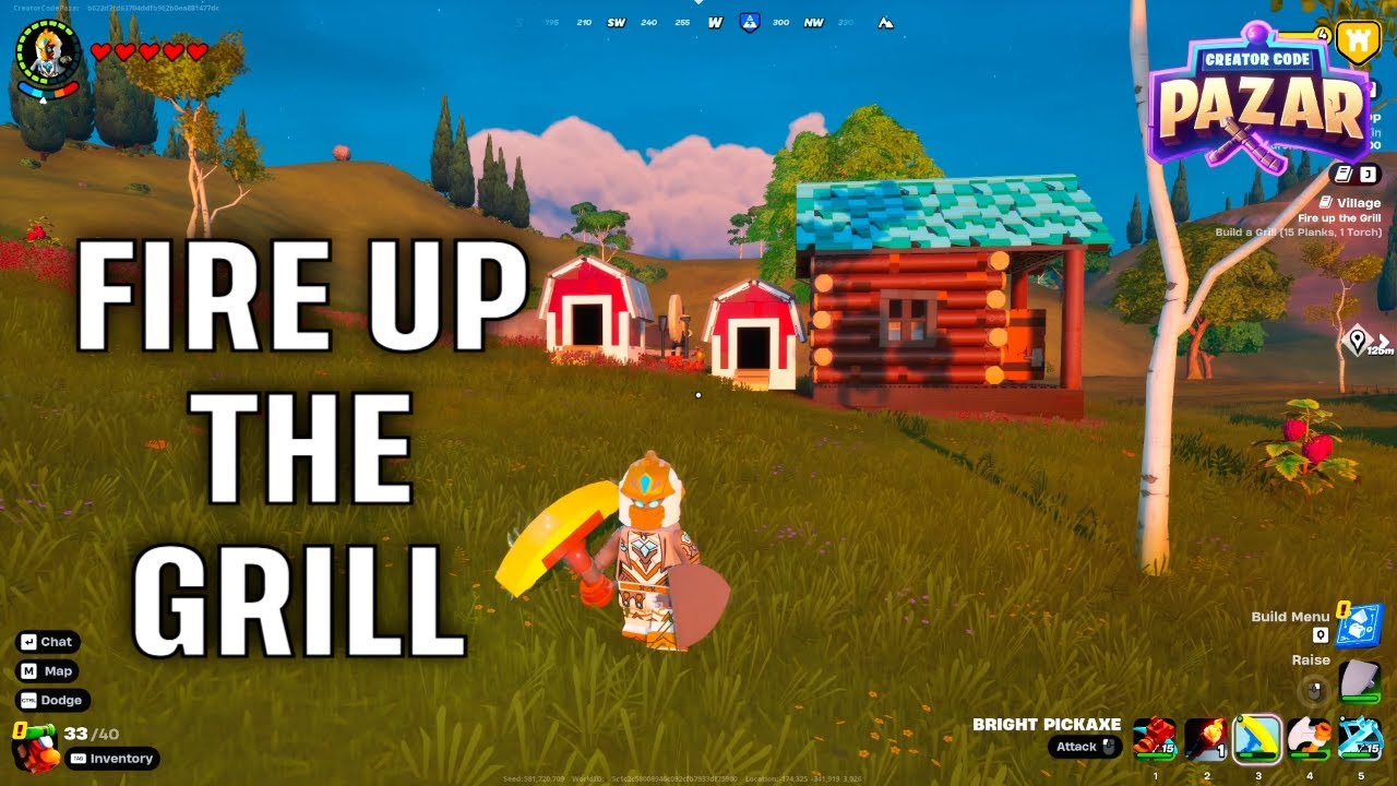 How to Fire Up the Grill Task in Lego Fortnite Odyssey Quick Guide - YouTube
