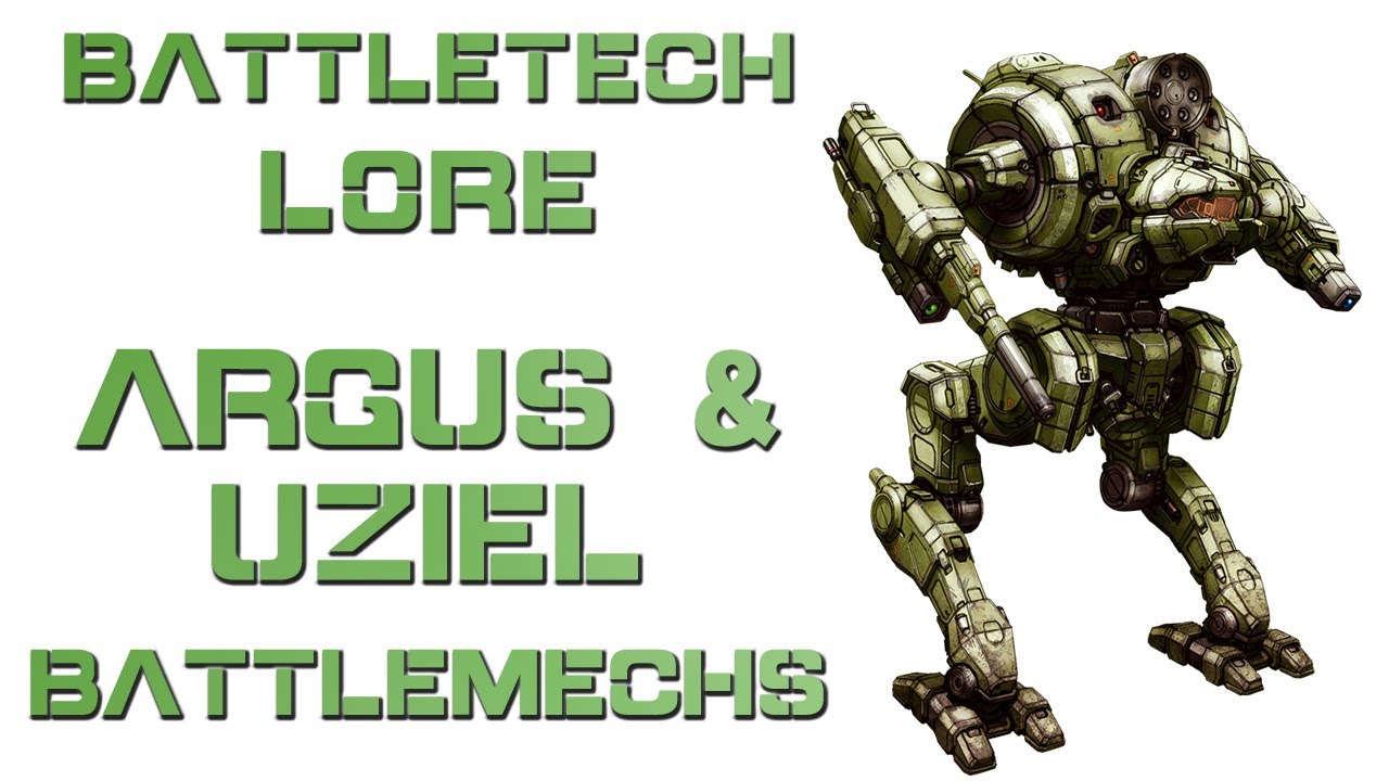Battletech Lore - Argus & Uziel Battlemechs - YouTube