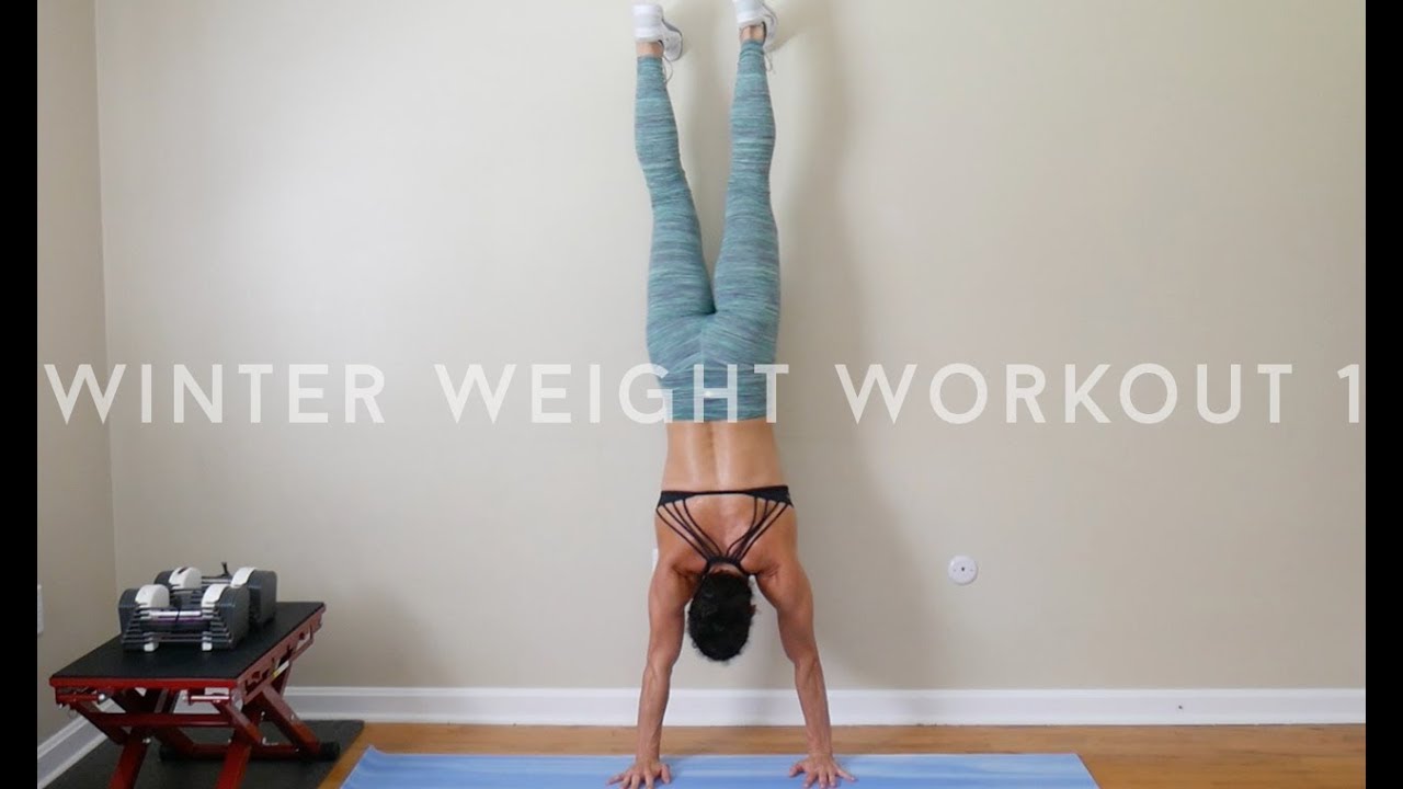 Winter Weight Workout #1: Shoulders and HIIT - YouTube