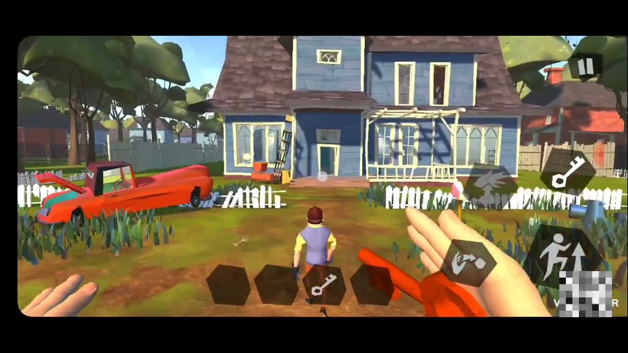 Trying to speed run hello neighbor act 1 and 2 - YouTube