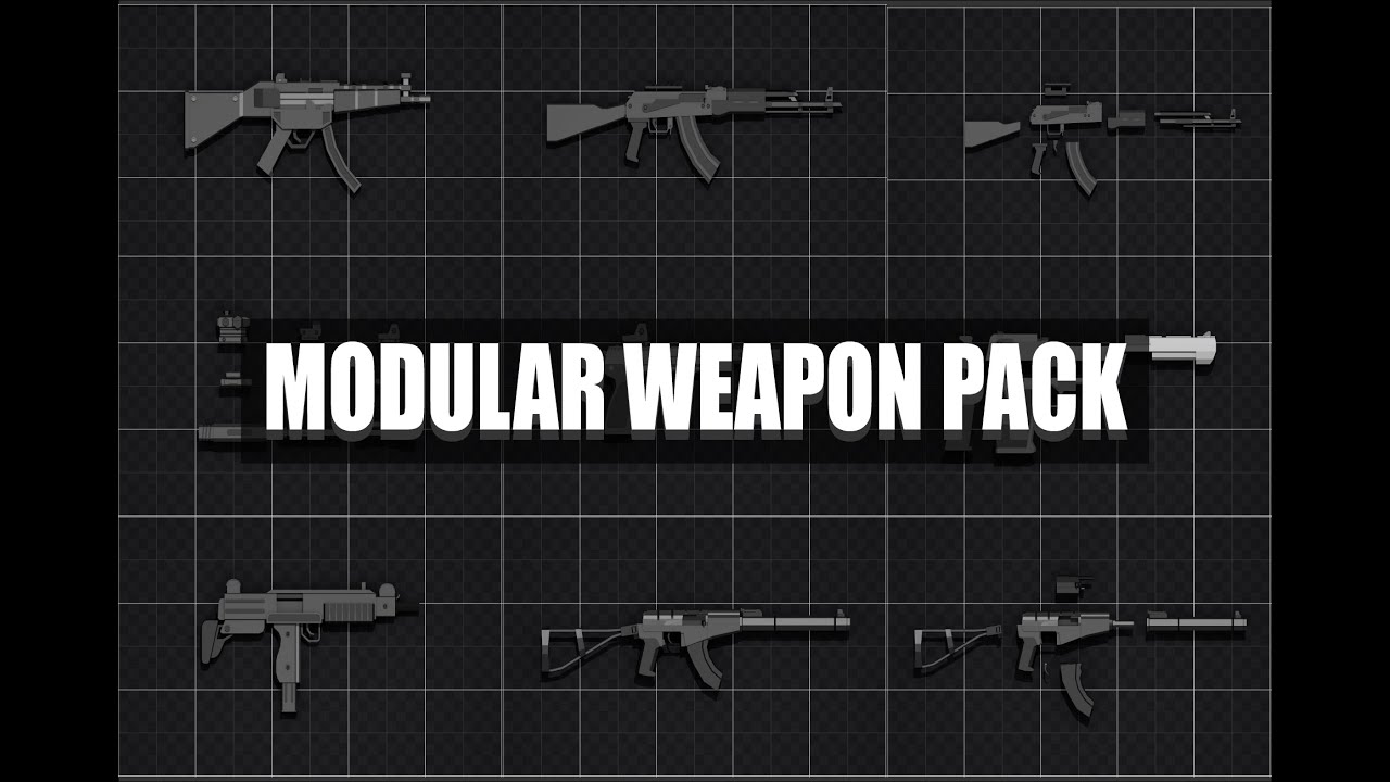 Low Poly Weapon Pack Trailer | Unity Asset Store - YouTube